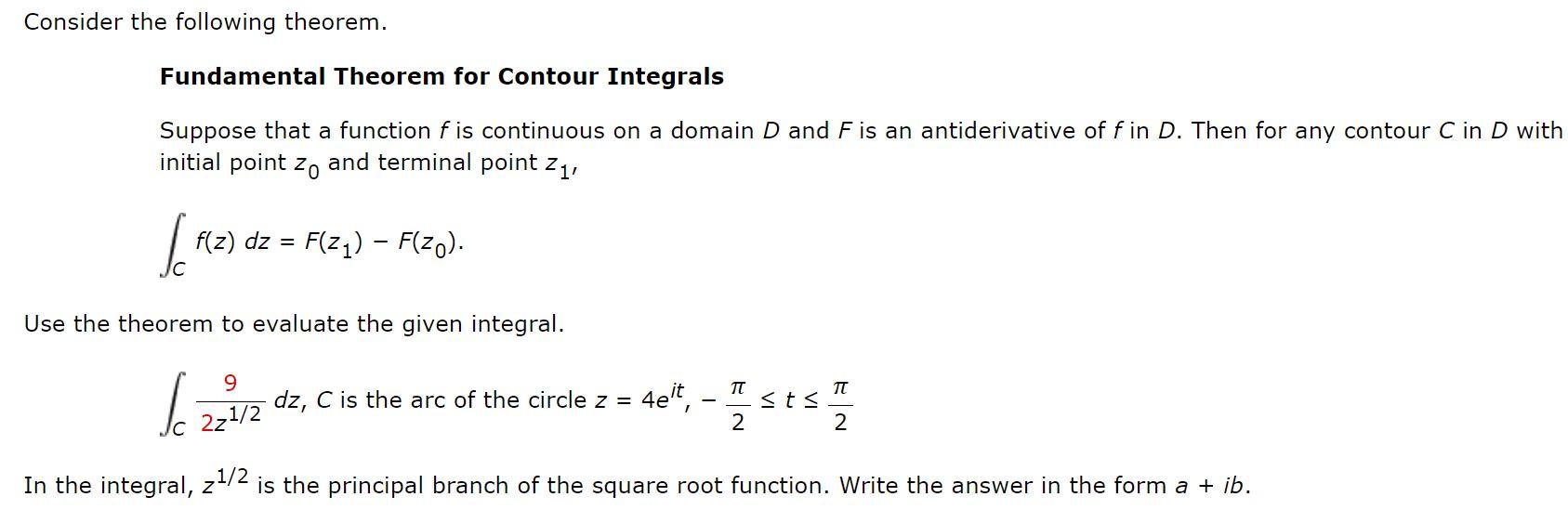 Solved Consider the following theorem. Fundamental Theorem | Chegg.com