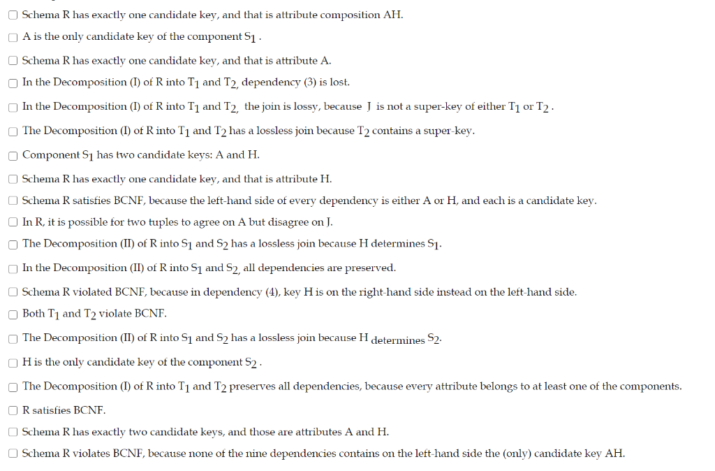 Solved Consider the following universal schema R with a | Chegg.com