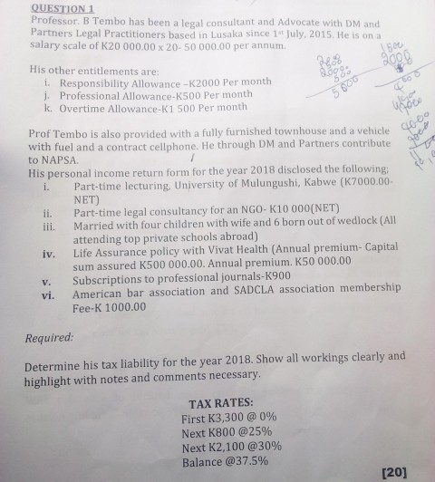 statutory deduction is 5% of gross earnings which | Chegg.com