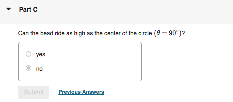 Solved A small bead of mass m is constrained to slide | Chegg.com