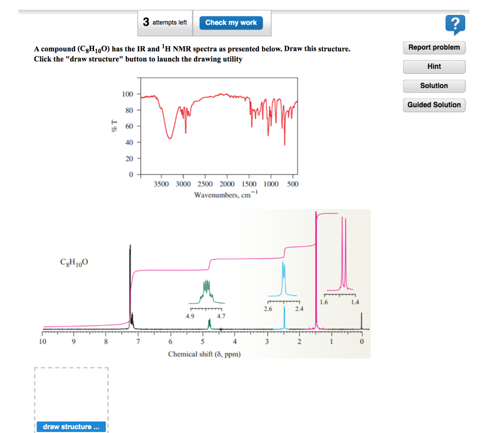 Solved 3 attempts left Check my work ? Report problem A | Chegg.com