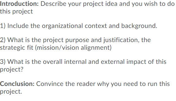 Solved Introduction: Describe your project idea and you wish | Chegg.com
