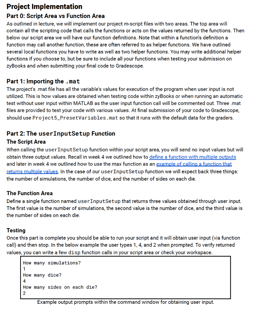Project Implementation Part 0: Script Area vs | Chegg.com