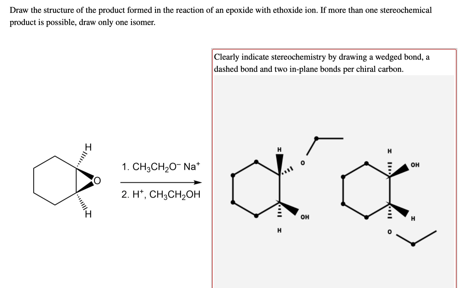 Solved Draw the structure of the product formed in the | Chegg.com