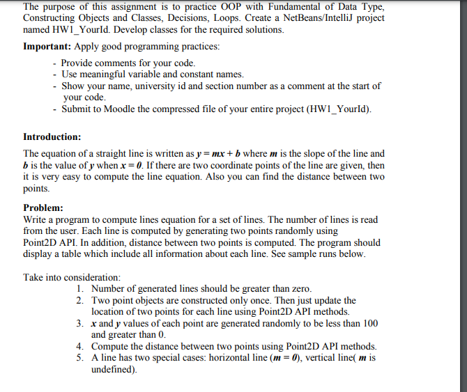 Solved The purpose of this assignment is to practice OOP | Chegg.com