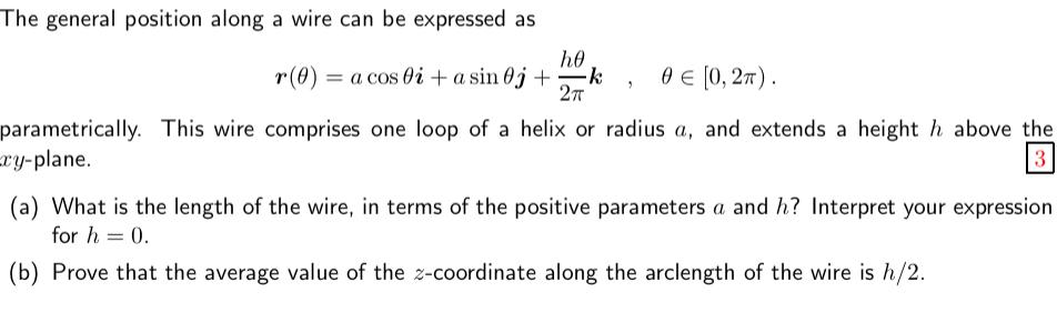 Solved The general position along a wire can be expressed as | Chegg.com