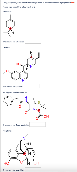 Solved Using the prionity rule, identify the configuration | Chegg.com