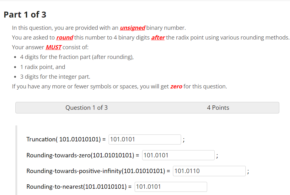 Solved Part.1 Part. 2 Represent, i.e., encode, | Chegg.com