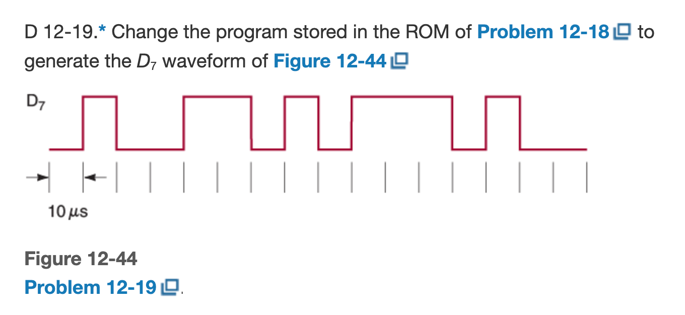 Solved 12-18. Another ROM application is the generation of | Chegg.com