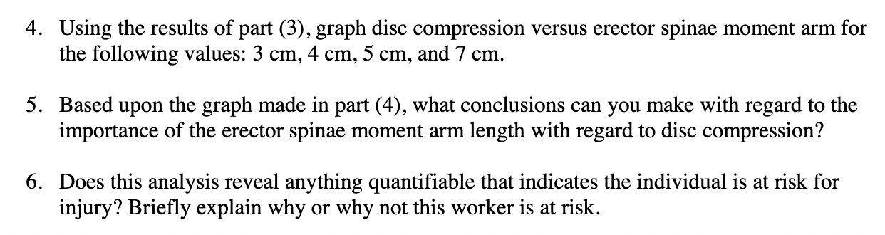 Solved Problem: 2D, Static, Whole-Body Biomechanical | Chegg.com