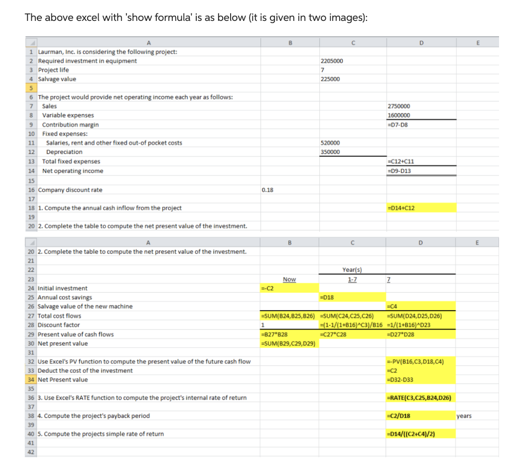 Solved I just need help with cells C28 and D28. I need to | Chegg.com