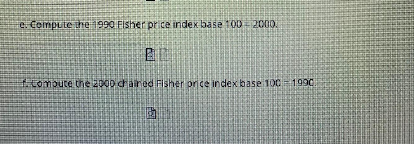 Solved Part B: Constructing Price Indexes Consider the | Chegg.com