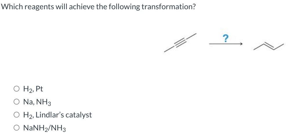 Solved Which reagent (or reagents) will achieve the | Chegg.com
