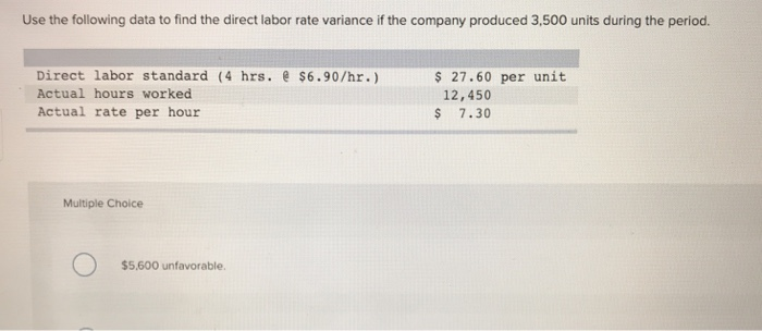 Solved The following company information is available. The | Chegg.com