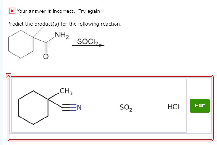 Solved x Your answer is incorrect. Try again. Predict the | Chegg.com