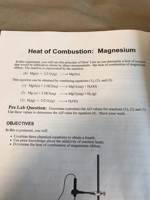 Solved In this experiment, you will use this principle of | Chegg.com
