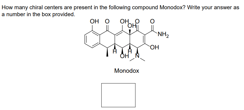 Solved How many chiral centers are present in the following | Chegg.com