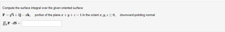 Solved Compute the surface integral over the given oriented | Chegg.com