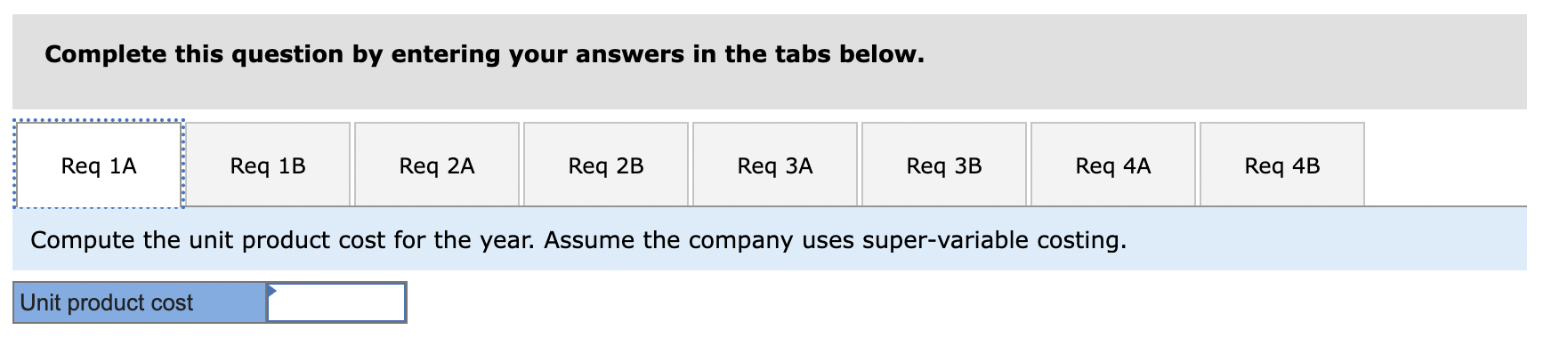 Solved Problem 6A-5 (Algo) Super-Variable Costing, Variable | Chegg.com