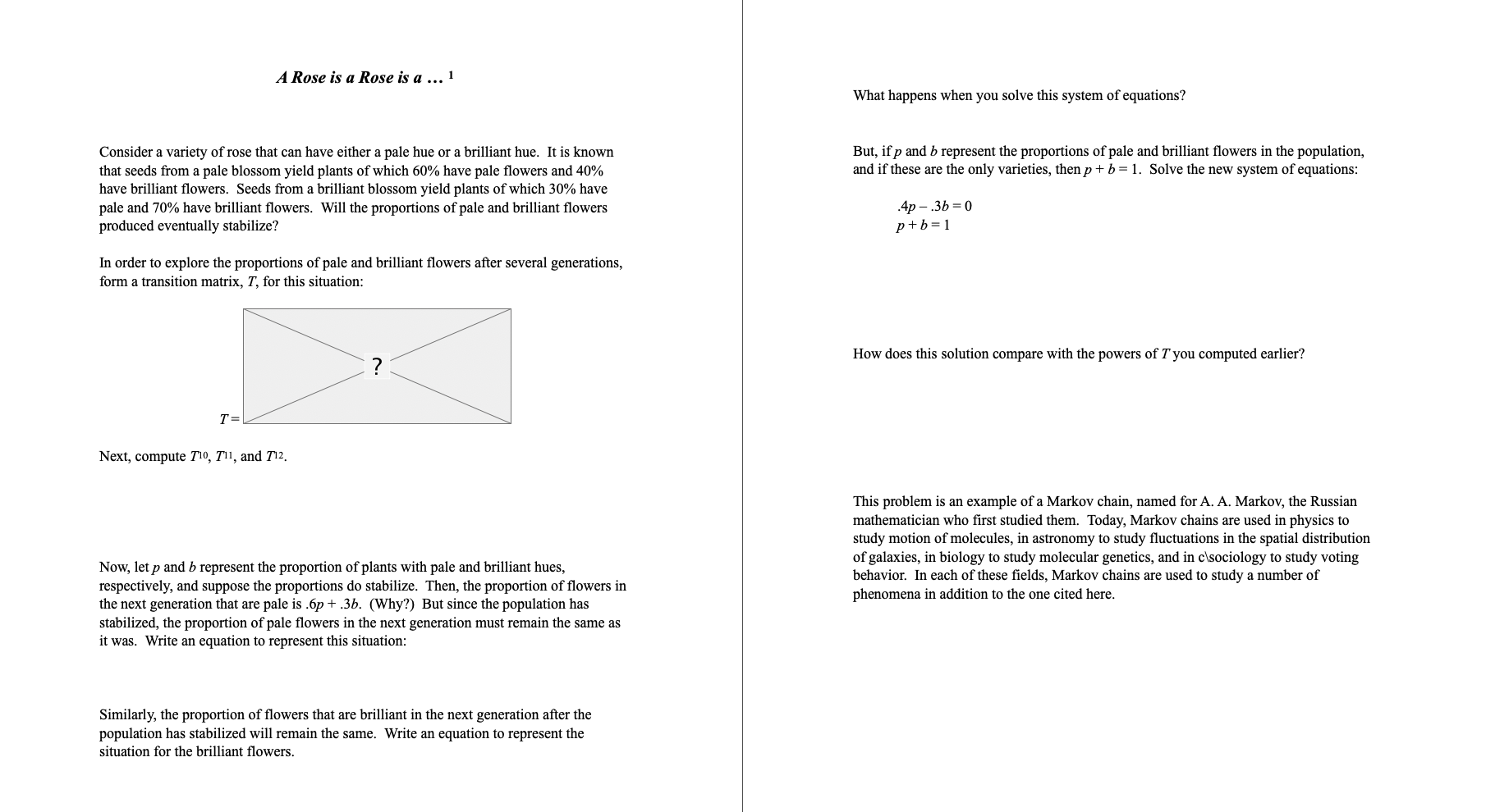 A Rose is a Rose is a ... 1 What happens when you | Chegg.com