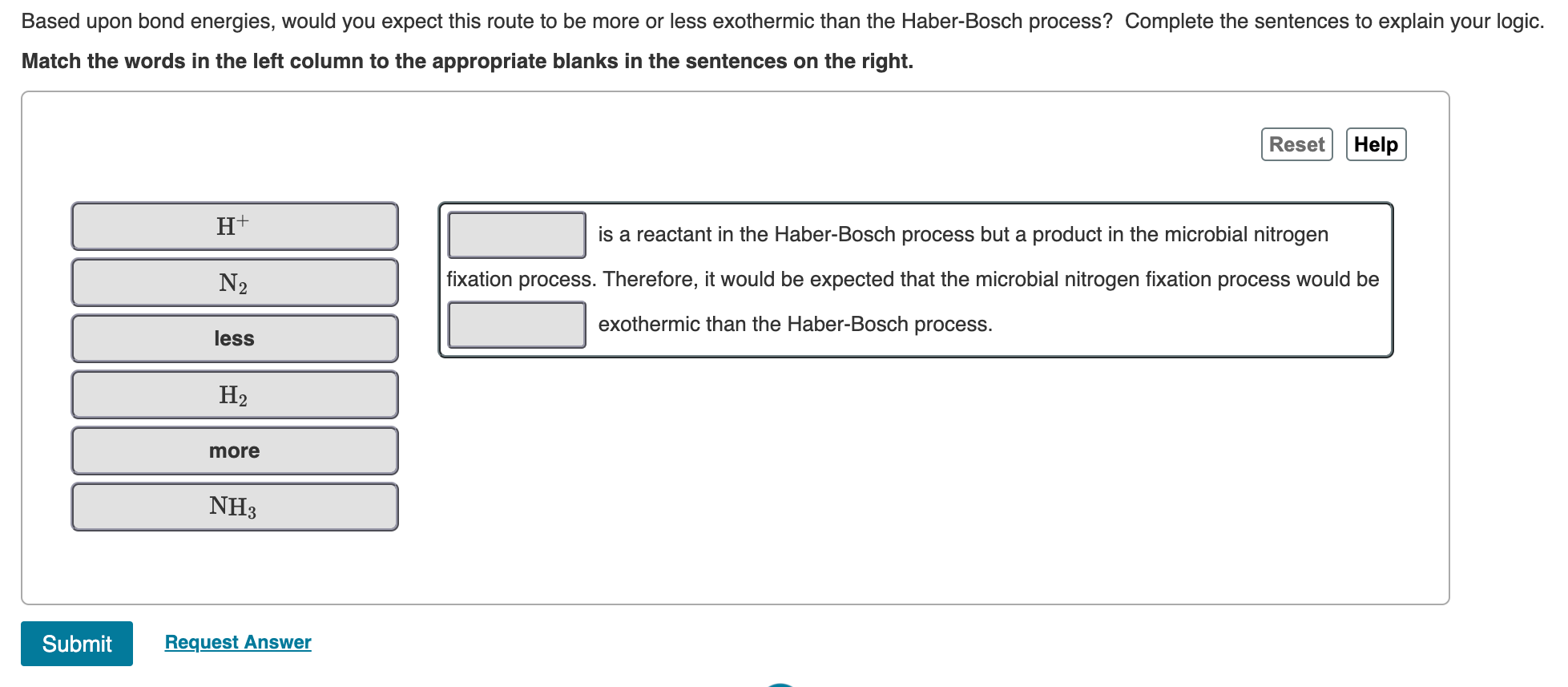 Solved Based upon bond energies, would you expect this route | Chegg.com
