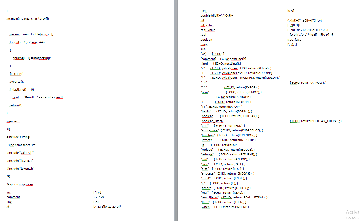 Solved \} double exaluateRealReduction(Operators operator_, | Chegg.com