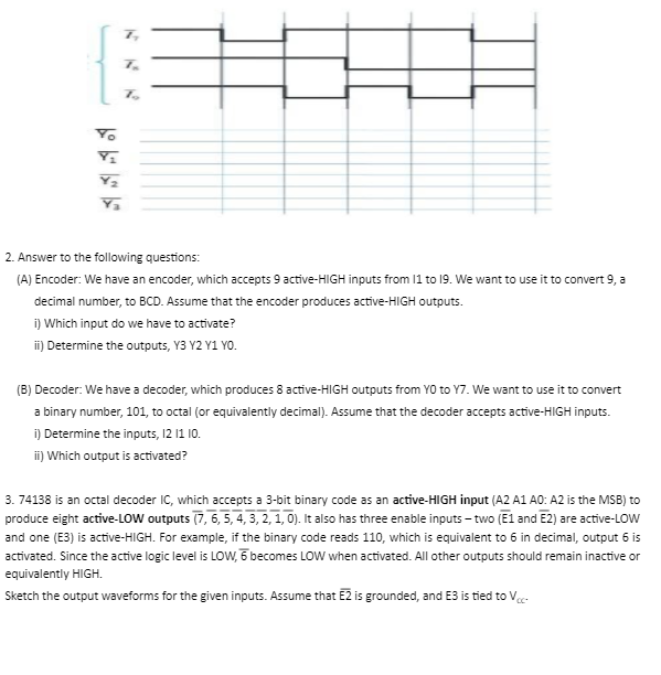 OBJECTIVES: Examine the process of digital encoding | Chegg.com