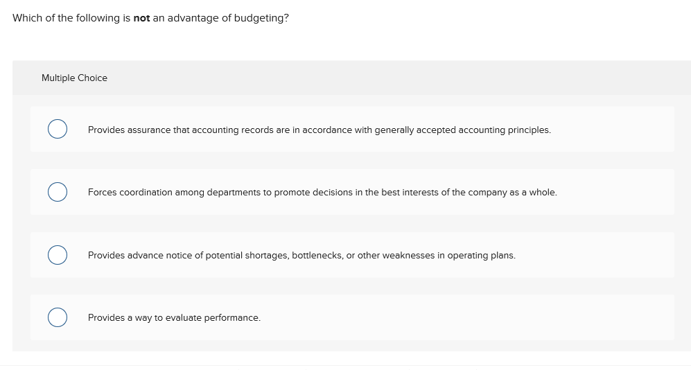 Solved Which Of The Following Is Not An Advantage Of Chegg