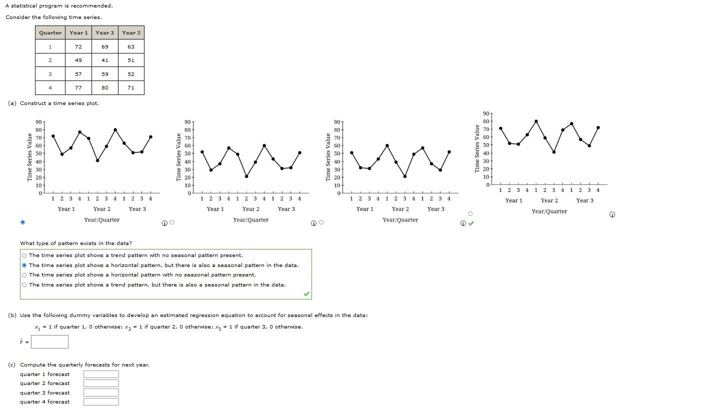 Solved A statistical program is recommended. Consider the | Chegg.com