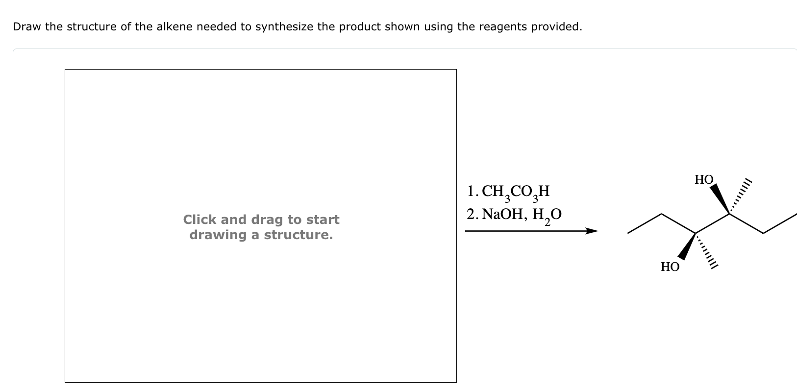 Solved Draw the structure of the alkene needed to synthesize | Chegg.com