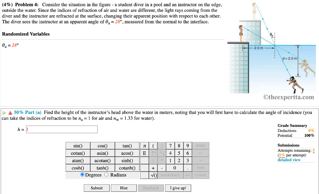 Solved (4\%) Problem 3: Consider the speed of light in | Chegg.com