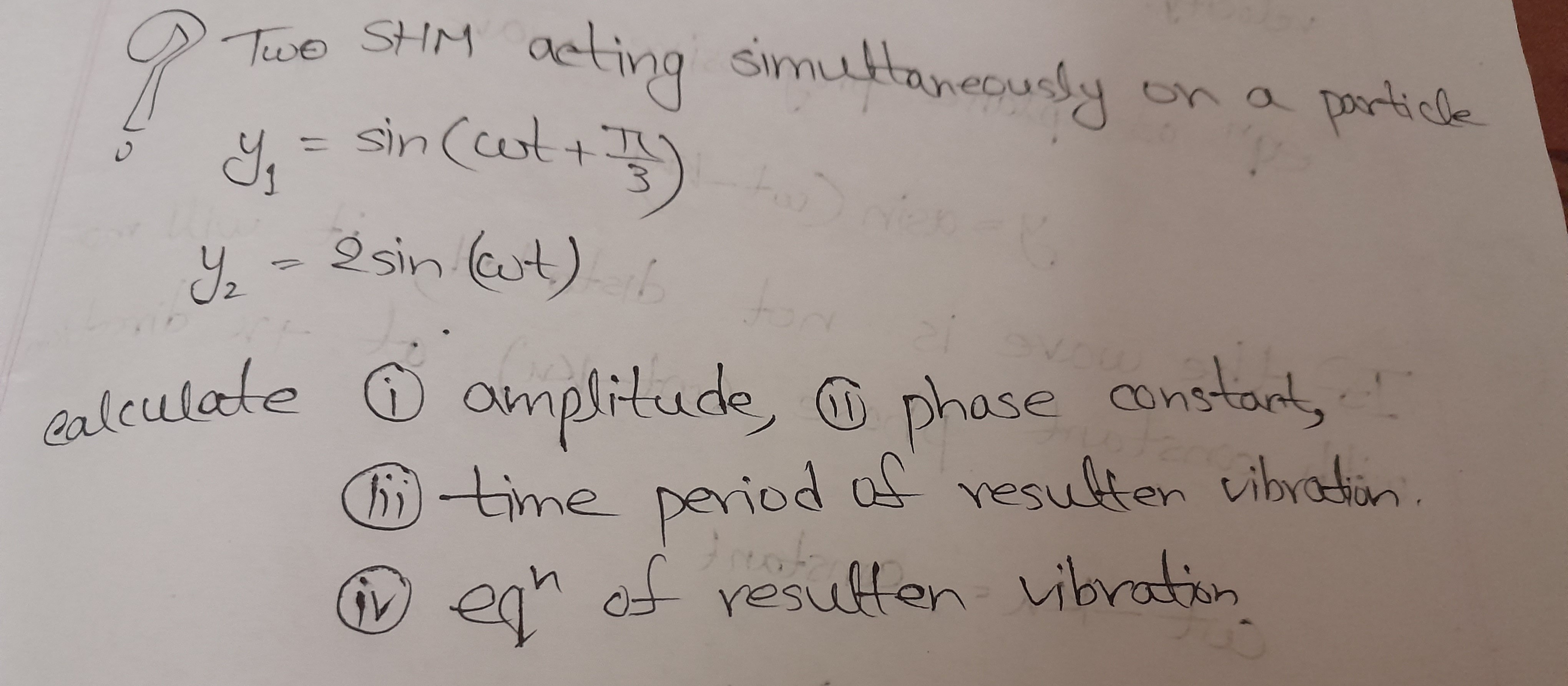 Solved (1) Deduce an expression for a stationary. wave. Show | Chegg.com