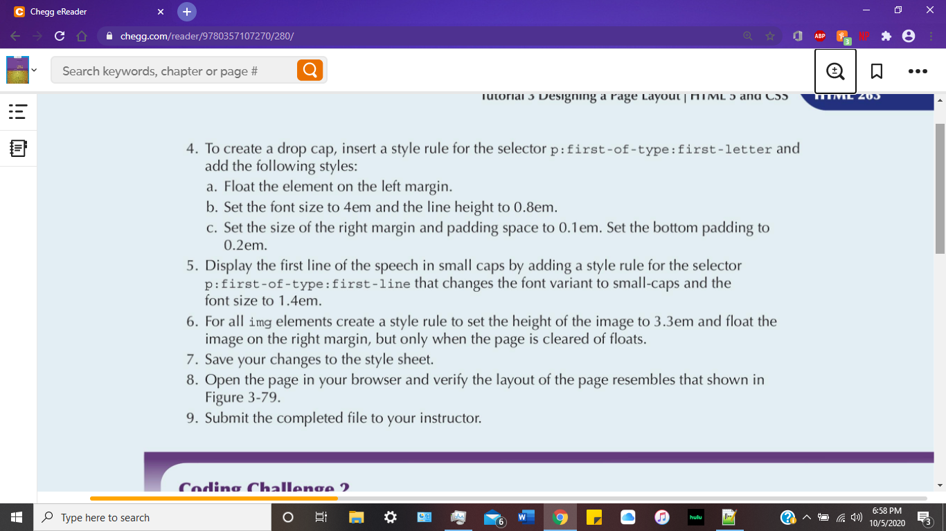 Solved C Chegg eReader chegg.com/reader/9780357107270/279/ | Chegg.com