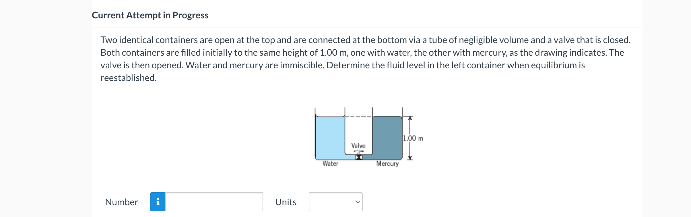 Solved Two identical containers are open at the top and are | Chegg.com