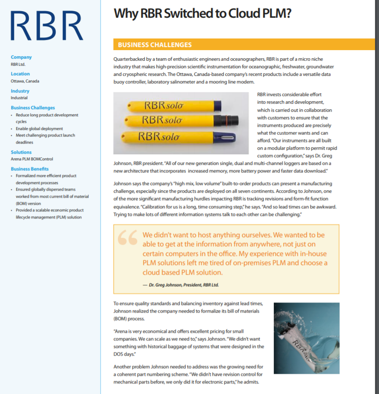Solved Analyze how RBR solved its global manufacturing | Chegg.com