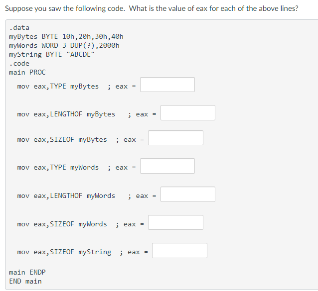 Solved Suppose you saw the following code. What is the value | Chegg.com