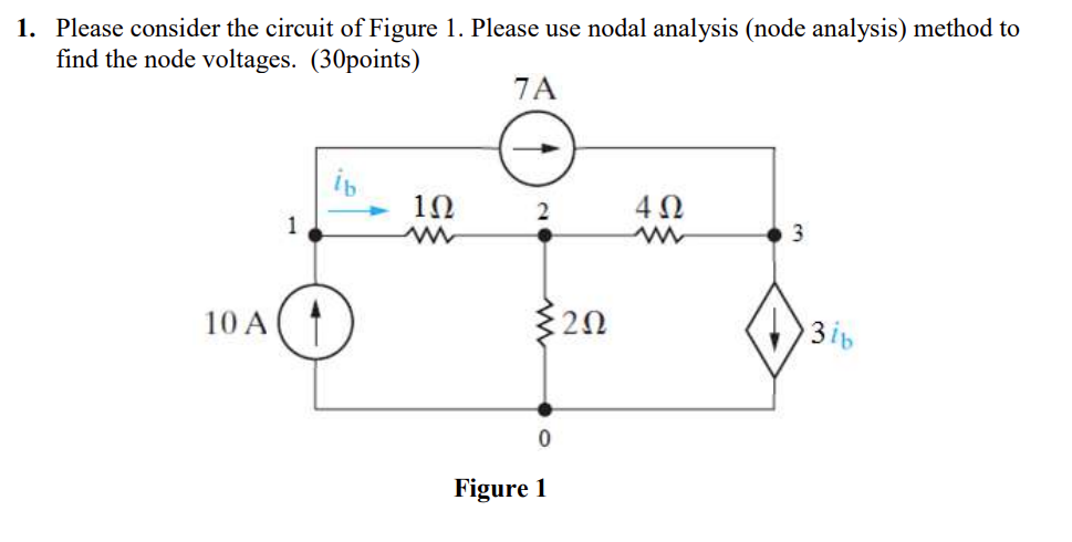 Solved Please consider the circuit of Figure 1. Please use | Chegg.com