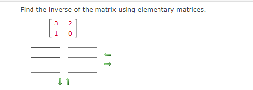 Solved Find the inverse of the matrix using elementary | Chegg.com