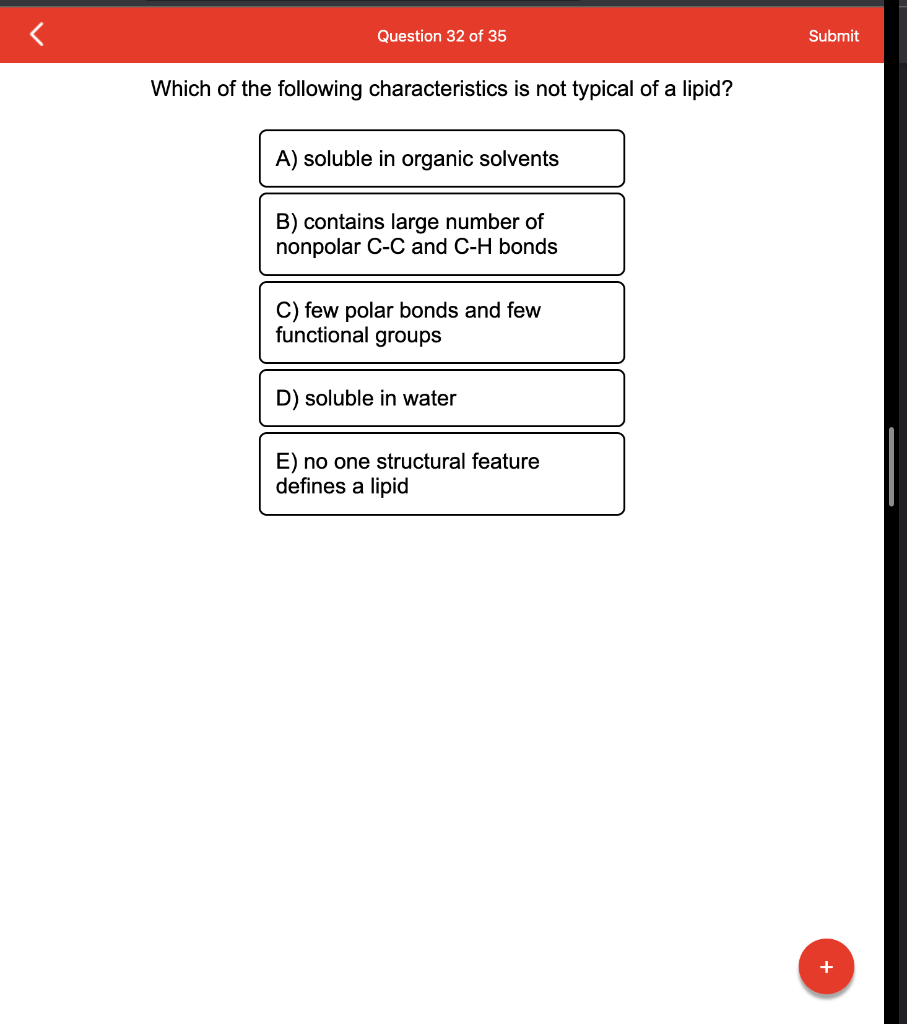 Solved Which of the following characteristics is not typical | Chegg.com