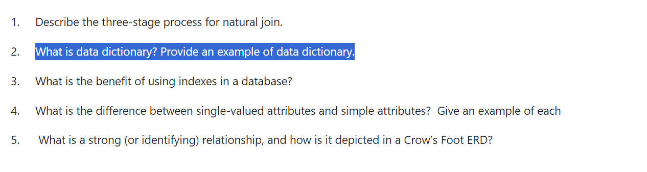 Solved 1. ﻿Describe the three-stage process for natural | Chegg.com