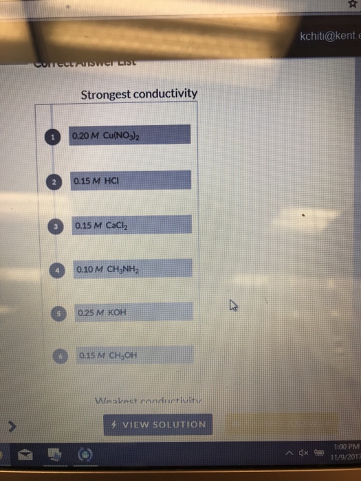 Solved rank the aqueous solutions listed below according to | Chegg.com Solved rank the aqueous solutions listed below according to | Chegg.com