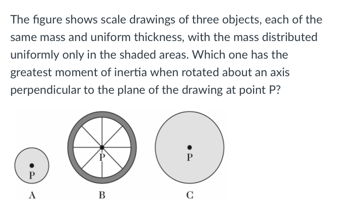 Solved A B C The moment of interim is the same for all of | Chegg.com