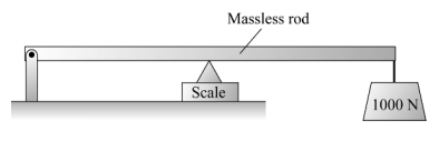 Solved In the diagram below, what does the scale read? Hint: | Chegg.com