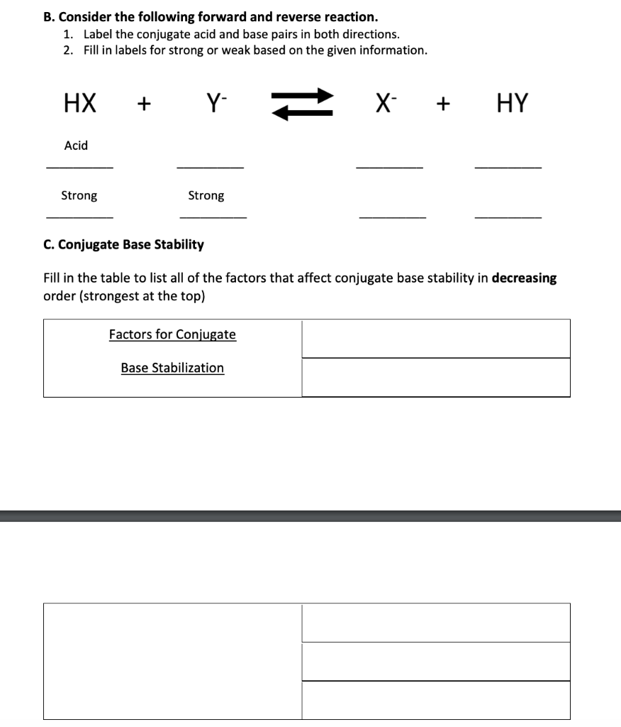 Solved B. Consider the following forward and reverse | Chegg.com