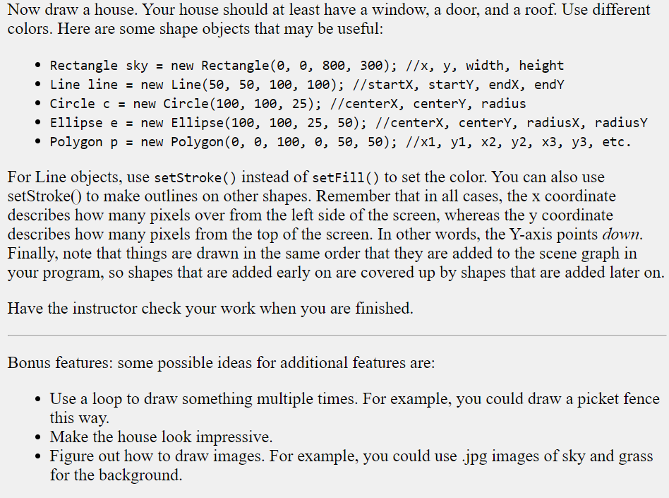 Solved Today we will focus exclusively on how to produce a | Chegg.com