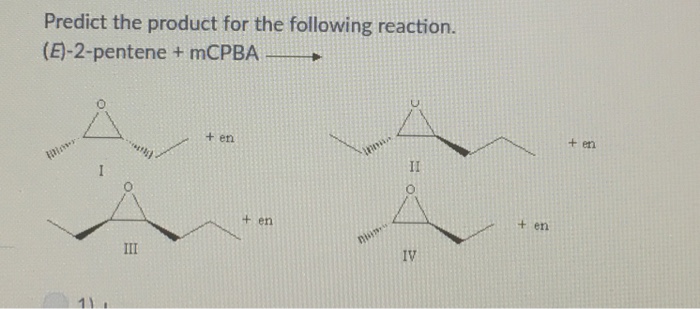 Solved Predict the product for the following reaction. | Chegg.com