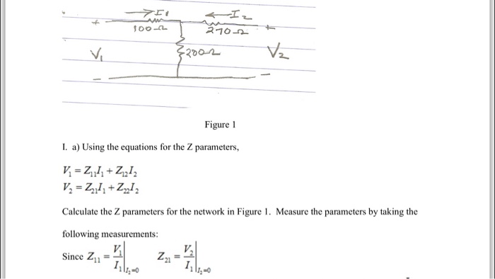 Solved 200 Figure 1 I. a) Using the equations for the Z | Chegg.com