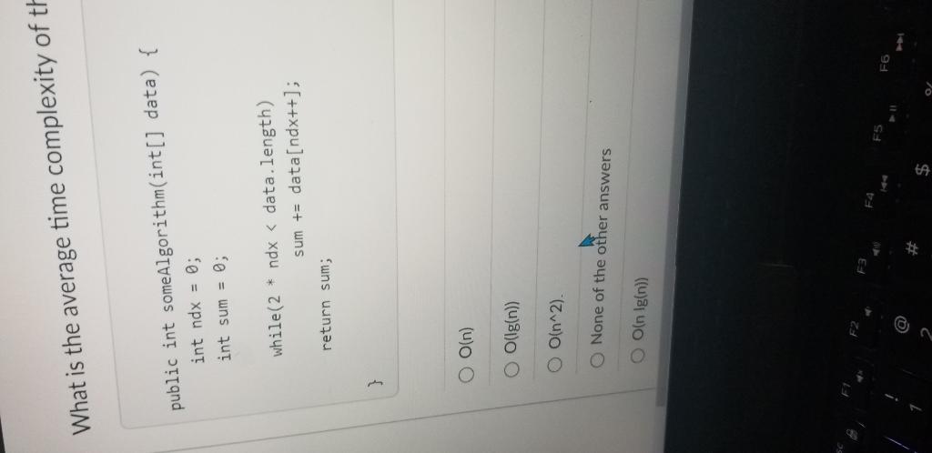 Solved What is the average time complexity of th public int | Chegg.com