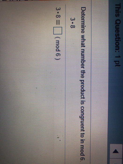 Solved This Question: 1 pt Determine what number the product | Chegg.com Solved This Question: 1 pt Determine what number the product | Chegg.com
