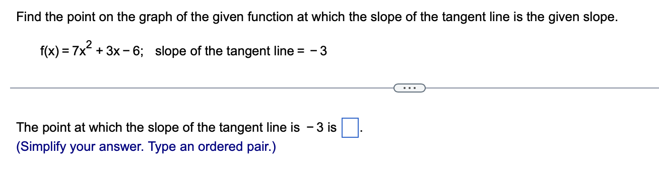 Solved Find the point on the graph of the given function at | Chegg.com